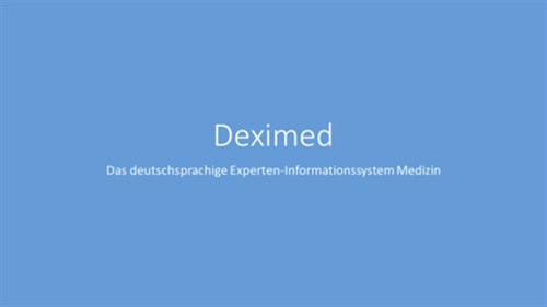 Deximed: Die neue Medizin-Enzyklopädie im Internet - NHI.no